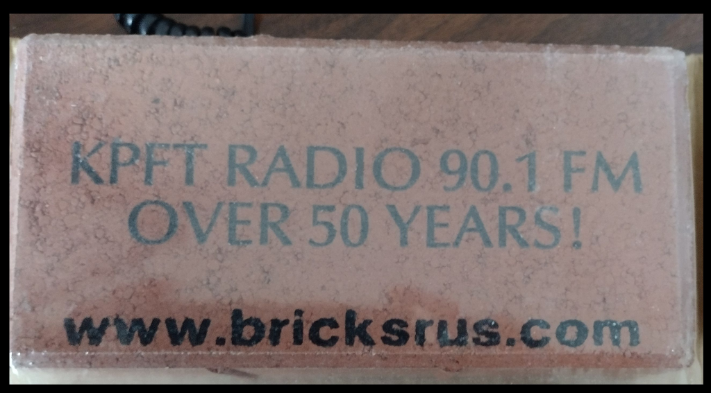 Become a Sustainer, get a Memory Brick - KPFT